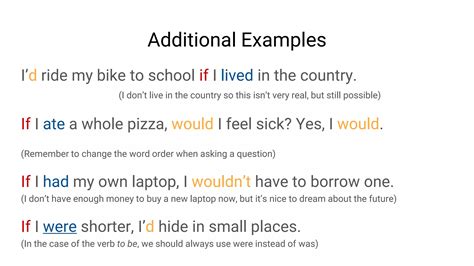 The Second Conditional Ppt