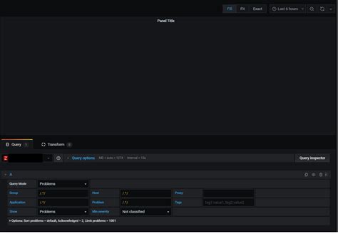 Zabbix Problem No Data Displayed On The Panel Issue Grafana Grafana Zabbix GitHub