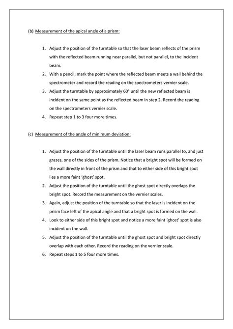 Refractive Index Lab Pdf Physics Science