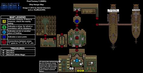 Final Fantasy V Ship Hangar Map Map For Super Nintendo By Keyblade999