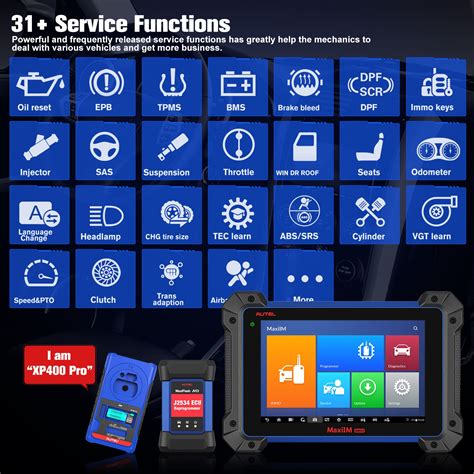 autel maxiim im608 pro with immo xp400 pro key programming tool j2534 reprogrammer 30 services