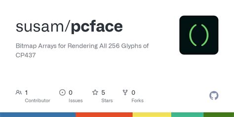Bitmap Arrays For Rendering Cp437 Glyphs Using Ibm Pc Oem Fonts Rvintagecomputing