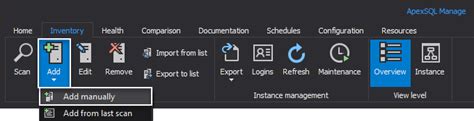 How To View Sql Server Instance Details In Apexsql Manage