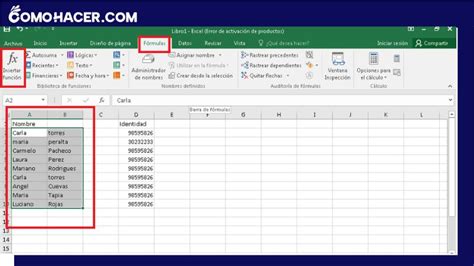 Cómo separar nombres en Excel Optimiza tus datos rápidamente Cómo hacer