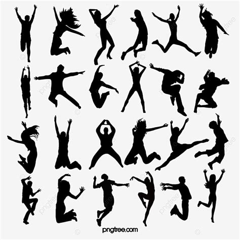 점프 사람 일러스트 사람들 클립 아트 점프 사람들 Png 일러스트 및 Psd 이미지 무료 다운로드 Pngtree
