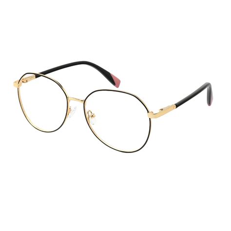 Mau Round Blackgold Glasses For Women Efe