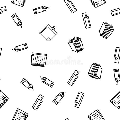 List Check Document Tick Seamless Pattern Vector Stock Illustration Illustration Of Board