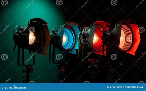 Spotlight Illuminates Stage For Theatrical Performance Generated By Ai Stock Illustration