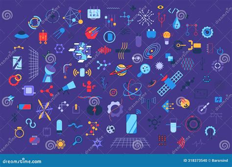 Data And Devices Line Icons Collection Information And Gadgets Stats And Tools Facts And
