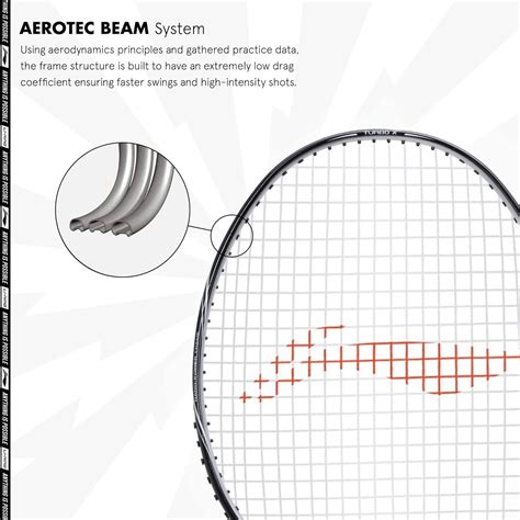Li Ning Turbo Strung Badminton Racket Black White Buy Best Price In Uae Dubai Abu Dhabi Sharjah