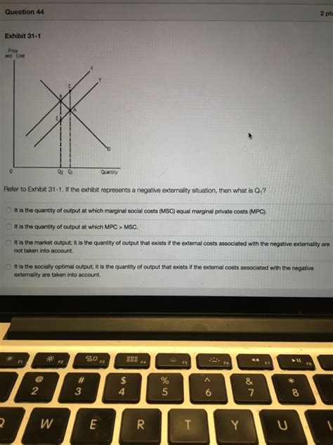 Solved If The Exhibit Represents A Negative Externality