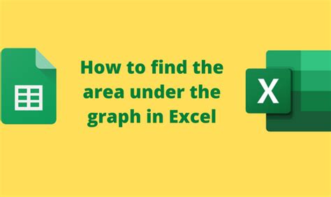 how to find the area under the graph in excel basic excel tutorial