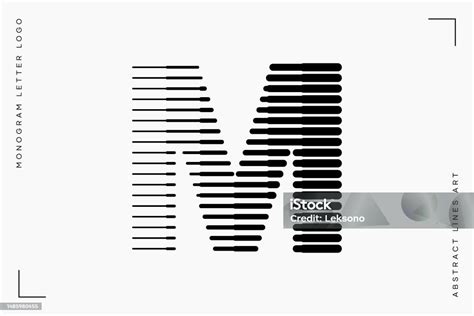 모노그램 로고 문자 M 선 추상 현대 미술 벡터 그림 모션에 대한 스톡 벡터 아트 및 기타 이미지 모션 알파벳 M 0명 Istock