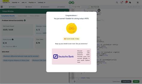 Harsha Sai Bhaskar Konkipudi On Linkedin Potd Geeksforgeeks Coding