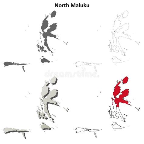 Maluku Map Stock Illustrations Maluku Map Stock Illustrations Vectors Clipart
