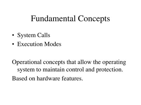 PPT Basic Operating System Concepts PowerPoint Presentation Free Download ID