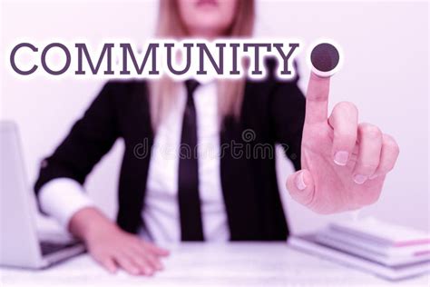 Inspiration Showing Sign Community Business Idea Specific Population With A Common