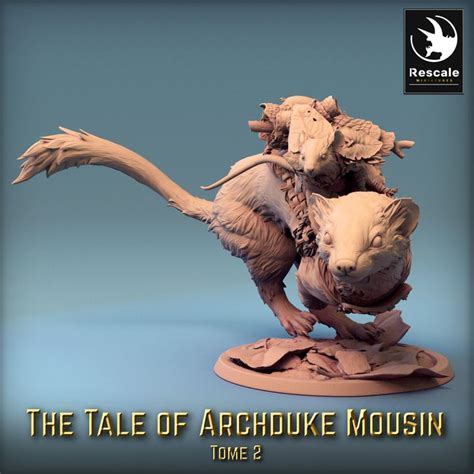 3d Printable Pack Mousin Weasel By Rescale Miniatures