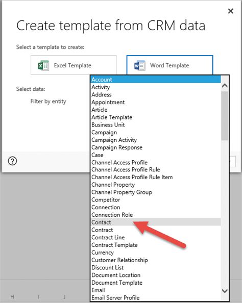 Word Templates In Microsoft Dynamics Crm Encore Business Solutions