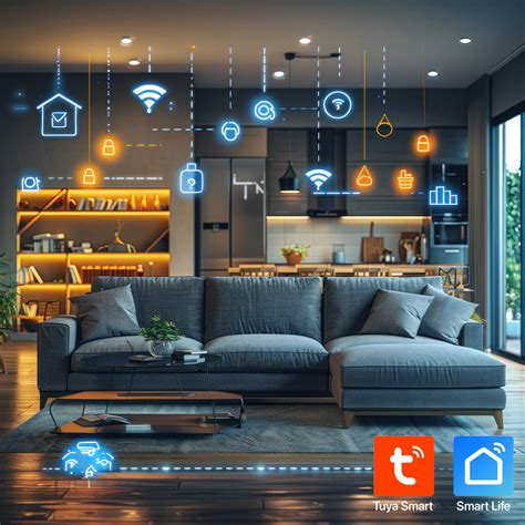 Home Security Siren 4 3 Screen Include Door Windows Sensors Cybernetics