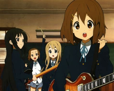 Akiyama Mio Hirasawa Yui K On Kotobuki Tsumugi Tainaka Ritsu