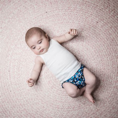 Monarch Classic Reusable Cloth Nappy V20 Sea Nery Snaps Cloth