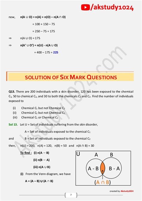 important questions class 11 chapter 1 sets