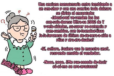 La Vieja En El Sex Shop Chistes D