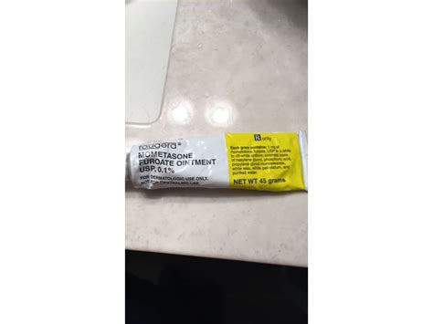 Mometasone Furoate Ointment Usp 0 1 Rx 45 G Fougera Ingredients And Reviews