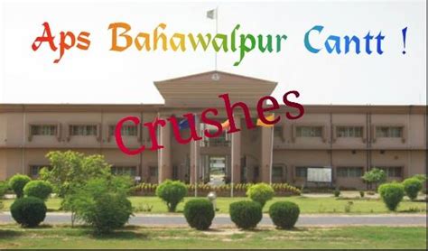 Aps Bahawalpur Cantt Crushes Confession And Much More