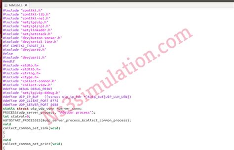 Code Using Cooja Simulator Utilization Of Cooja Simulator To Write Code