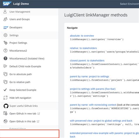 Bug In Side Navigation When No Footer Text And No Semi Collapsible Mode Issue SAP Luigi