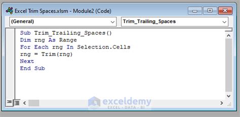 How To Trim Spaces In Excel 8 Methods Exceldemy