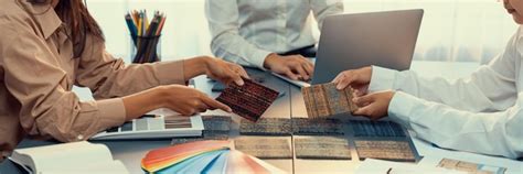 Premium Photo Group Of Interior Designer Team In Meeting Discussing