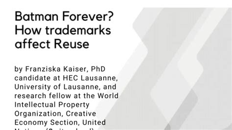 Ip Research How Trademarks Affect Reuse In The Comics Industry 4ip Council