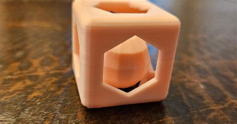 Ball In A Cube By JRM Download Free STL Model Printables Com