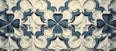 Floral Wave Pattern Motif Background Leaf Flower Stock Illustration Illustration Of Ethnic