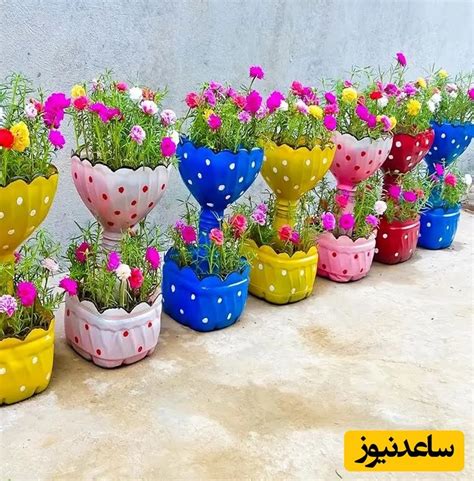 عکس خلاقیت شهرداری خوش ذوق در ساخت اِلِمان های زیبا با بطری های