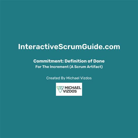 Definition Of Done In Scrum [scrum Guide Video] — Michael Vizdos