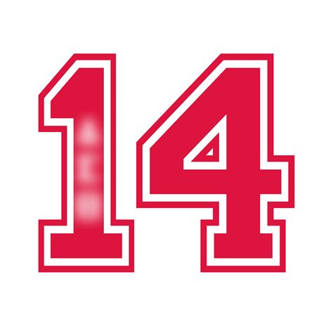 Number 14 With Greek Letters Sororitycrimson1913 Etsy