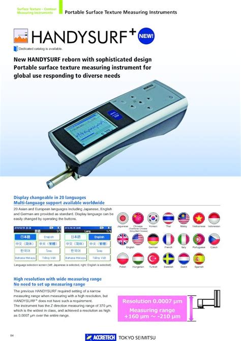 Pdf New Handysurf Reborn With Sophisticated Design Portable · Measuring Instruments
