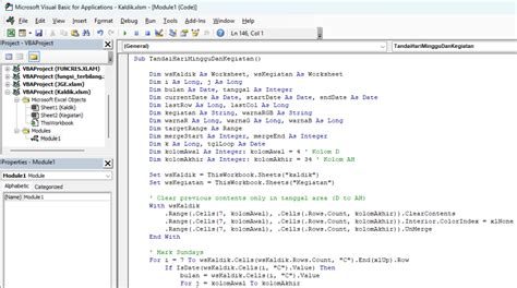 Cara Membuat Kalender Pendidikan Otomatis Dengan Vba Macro Di Excel Depot Excel