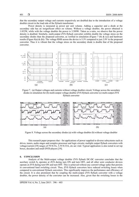 Soft Switched Multi Output Flyback Converter With Voltage Doubler Pdf