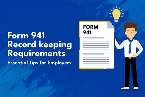 Form 941 Record Keeping Requirements 2026