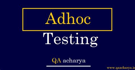 Adhoc Testing With Example