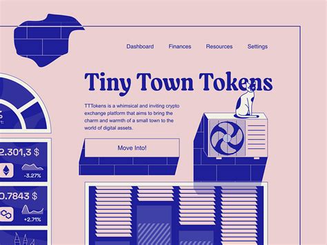 Tiny Town Tokens — Crypto Concept By Yury Putintsev On Dribbble