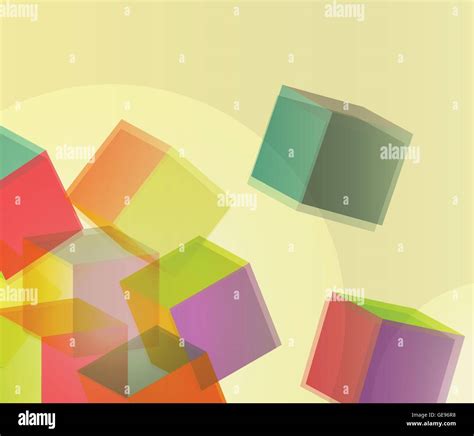 Abstract Cube Background Vector For Poster Stock Vector Image Art Alamy
