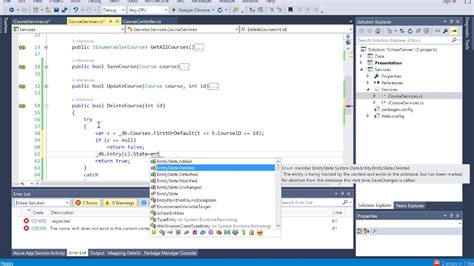 School Management Asp Net Web Api 2 Delete Method Youtube