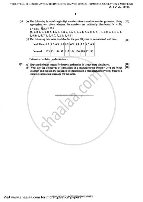 Computer Simulation And Modeling 2016 2017 Be It Information