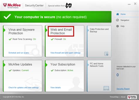 Mcafee Enable And Disable Firewall Aol Help